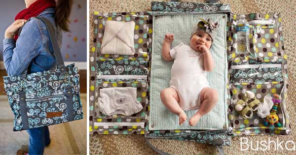 Prebaľovacie tašky pre mamičky | Geniálny handmade nápad