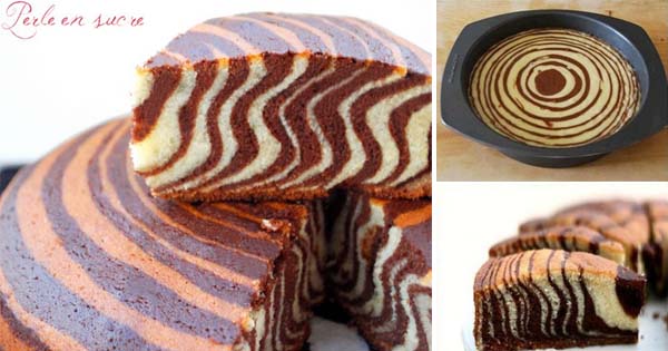 ZEBRA koláč | Recept na jednoduchý a originálny dezert