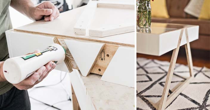 Dizajnový konferenčný stolík s úložným priestorom | DIY nápad a návod