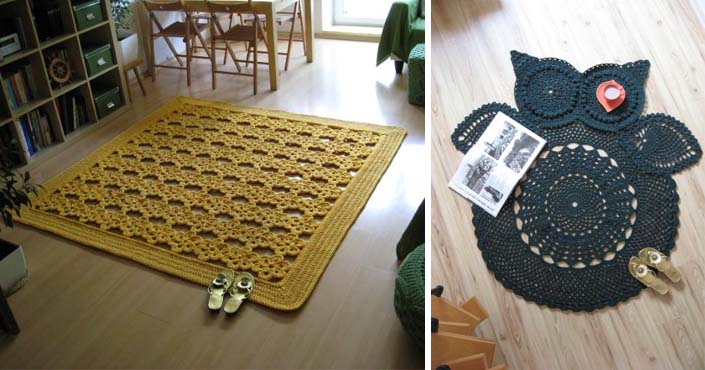 Háčkované koberce, ktoré skrášlia každý domov | Handmade inšpirácie
