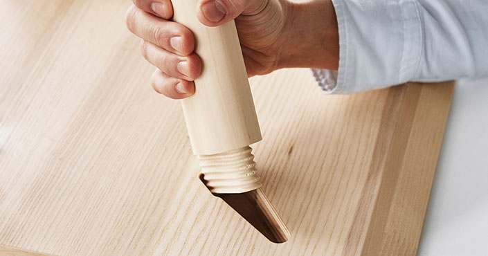 IKEA wedge dowel | Nábytok za pár minút, bez návodov, skrutiek a bez ...