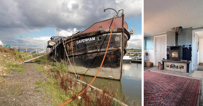 Z ošumelej lode si vytvorila bývanie, ktoré by jej závidel nejeden ...