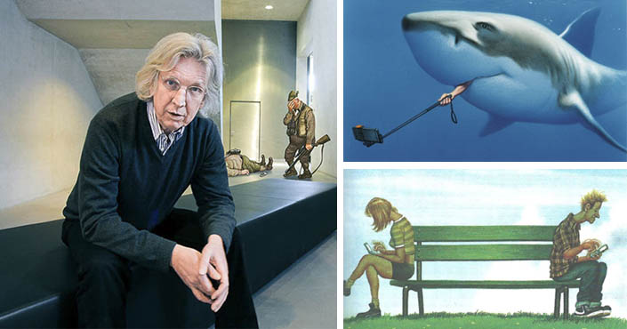 Provokatívne ilustrácie, ktoré kritizujú našu spoločnosť | Gerhard Haderer